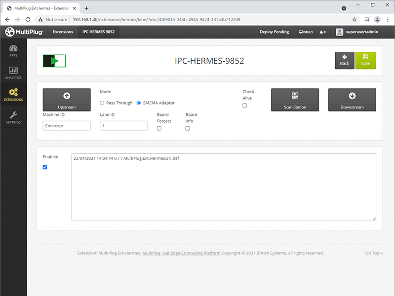 The Hermes Standard - SMEMA Hermes Adaptor